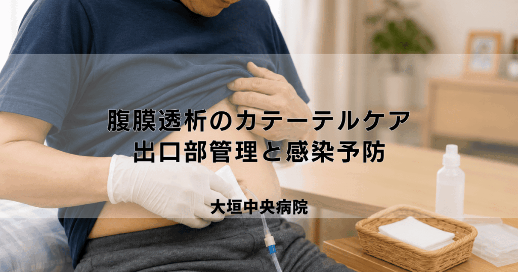 腹膜透析（PD）のカテーテルケア｜正しい出口部管理と感染予防 | 医療法人社団豊正会 大垣中央病院